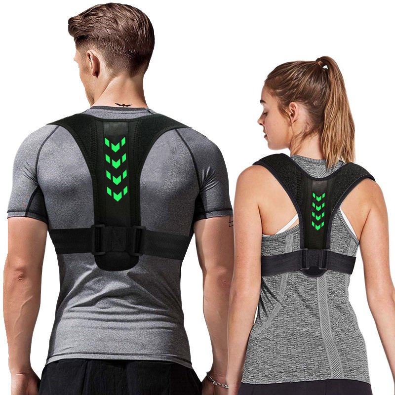 Adjustable Back Brace - Grey Cicada